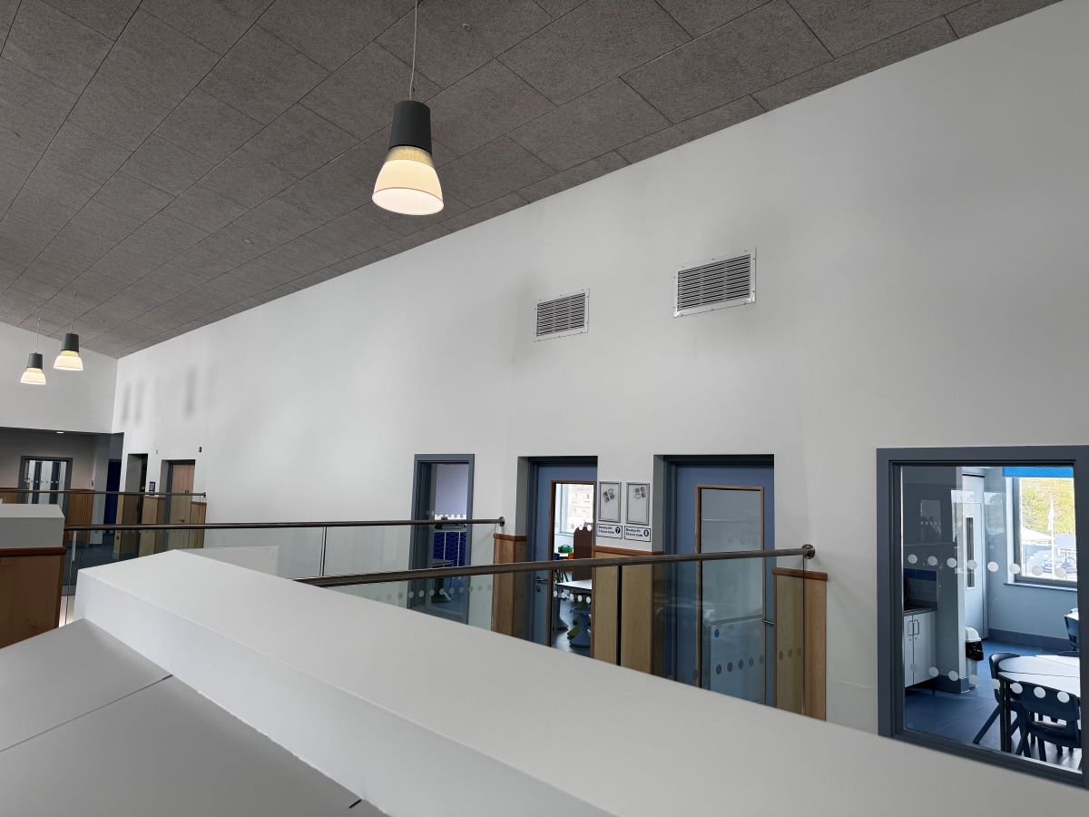 New Passivhaus Pembrey School uses SoundScoop - Passivent